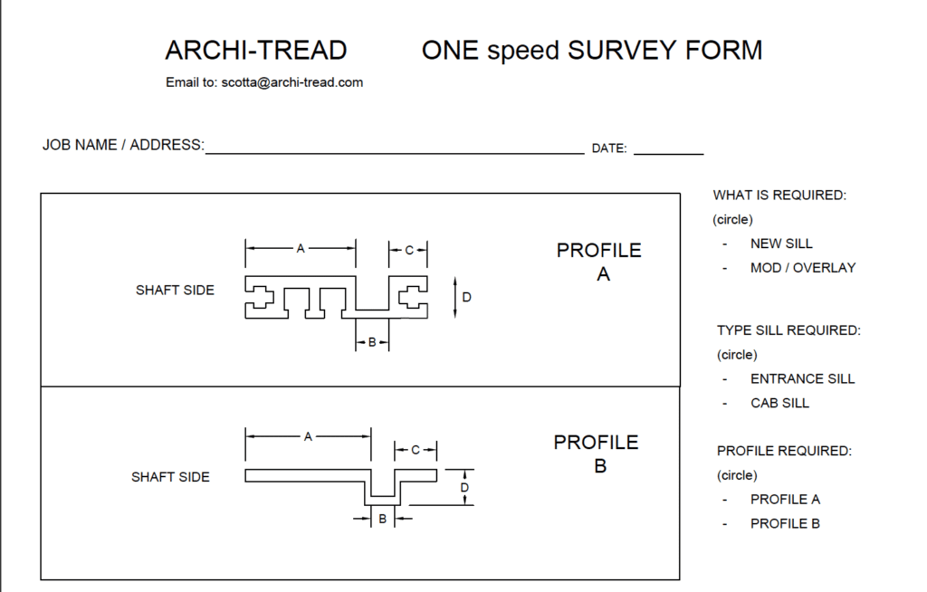 Survey Forms - MEI – Archi-Tread